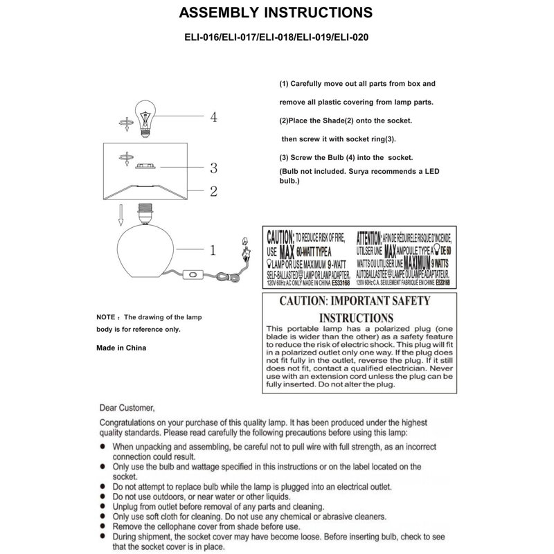 Ebern Designs Pramit Accent Table Lamp & Reviews | Joss & Main